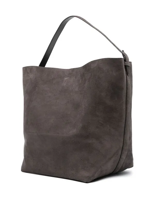 TOTEME Belted Suede Leather Tote