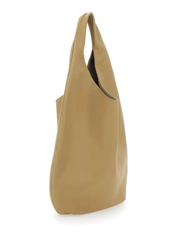 A.p.c. Le Neige Shoulder Bag In Crinkled Leather - Multicolor