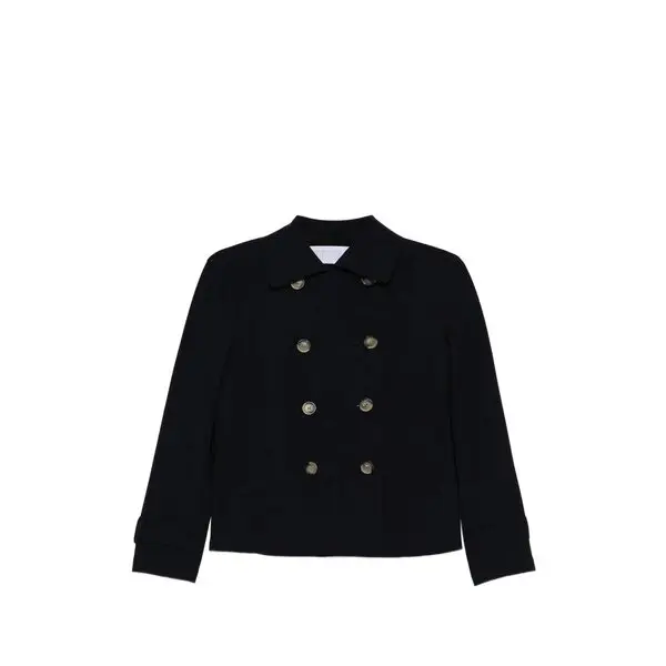 Harris Wharf London Double Breasted Pea Coat