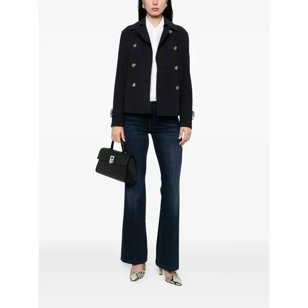 Harris Wharf London Double Breasted Pea Coat