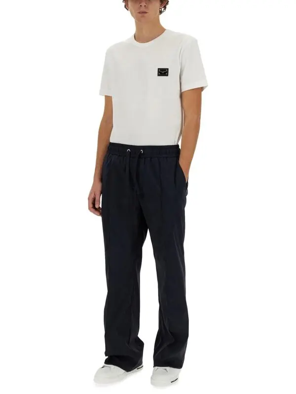 Dolce & Gabbana Nylon Drawstring Trousers