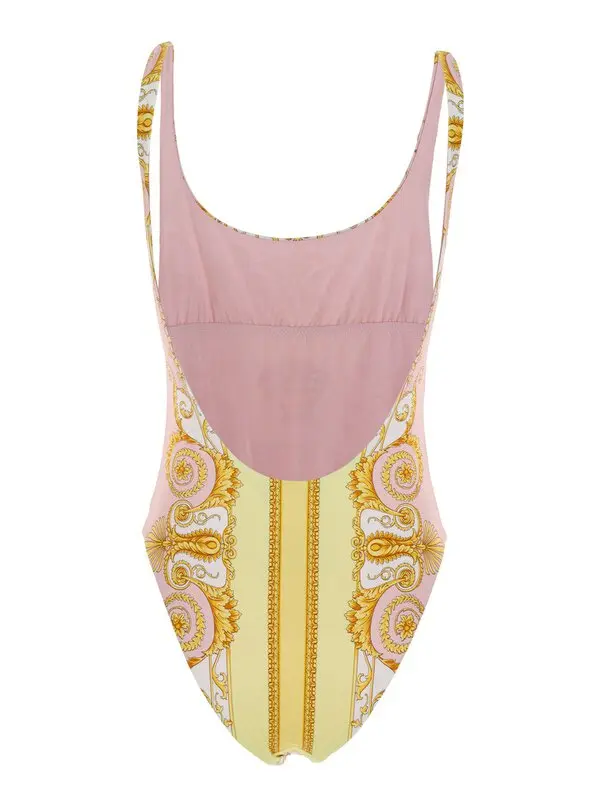Versace One-piece Swimsuit With All-over Medusa Print - Multicolor