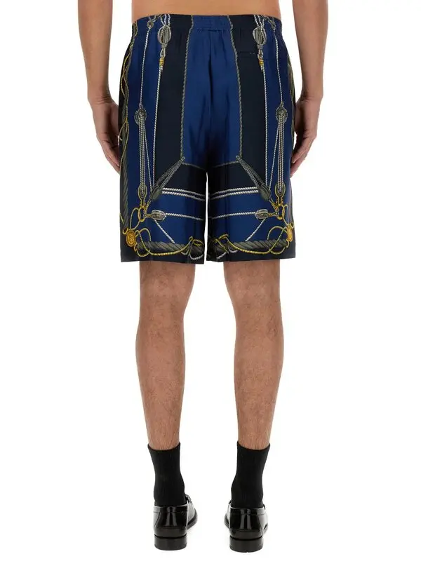 Versace Twill Bermuda Shorts - Multicolor