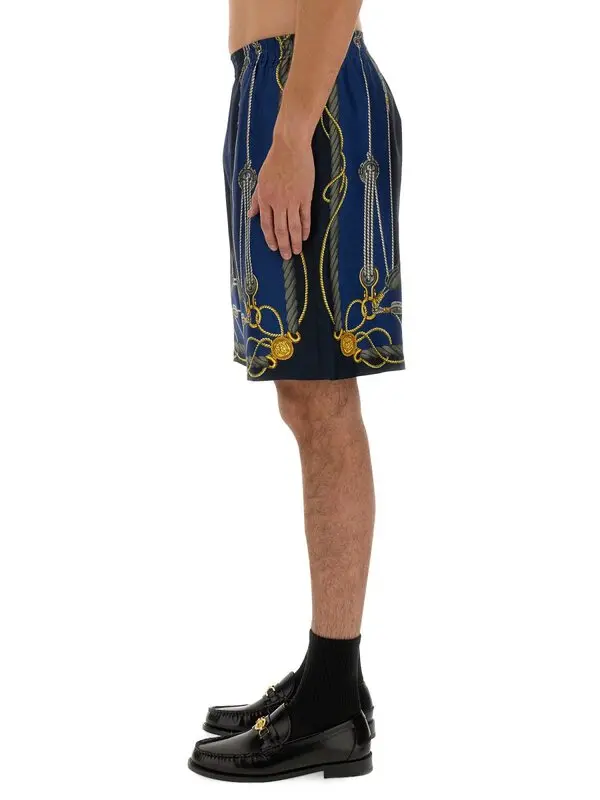Versace Twill Bermuda Shorts - Multicolor
