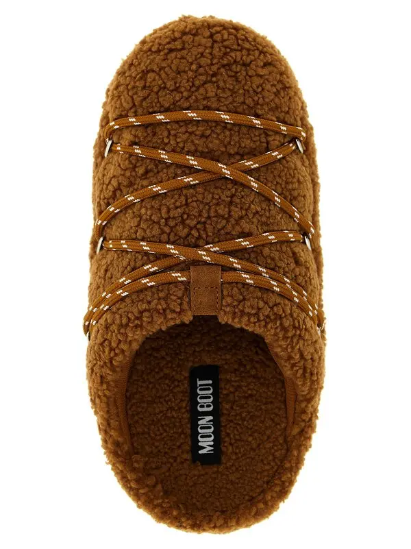 Moon Boot Teddy Slipper - Brown