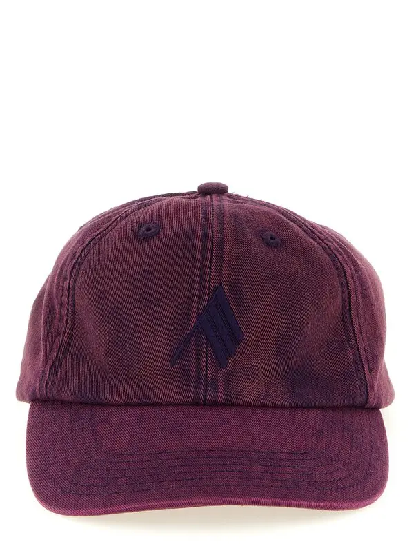 Attico Faded Canvas Cap - Purple