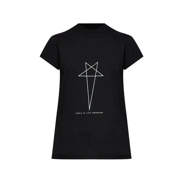 Rick Owens Graphic Print Cotton T-shirt