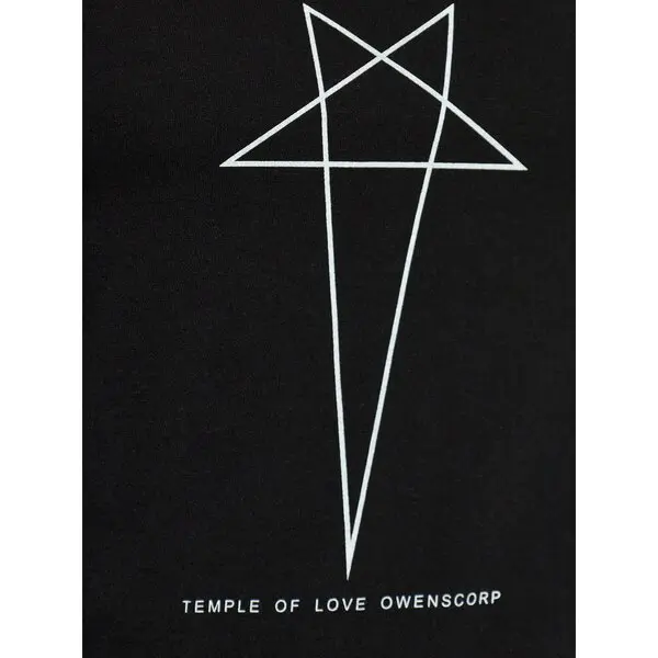 Rick Owens Graphic Print Cotton T-shirt