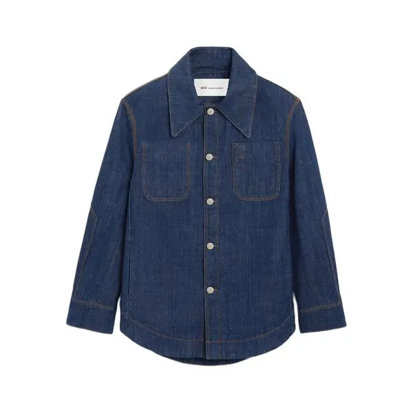 Ami Indigo Denim Jacket