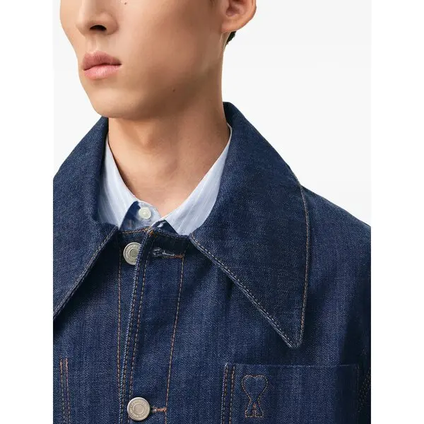 Ami Indigo Denim Jacket