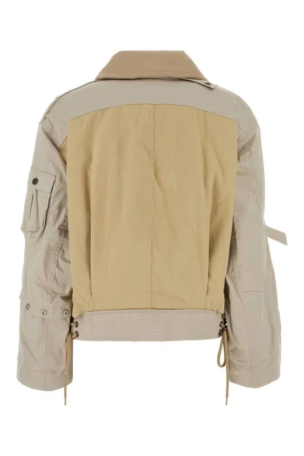 Isabel Marant Étoile Two-tone Gabardine And Stretch Poplin Julissa Jacket - Multicolor