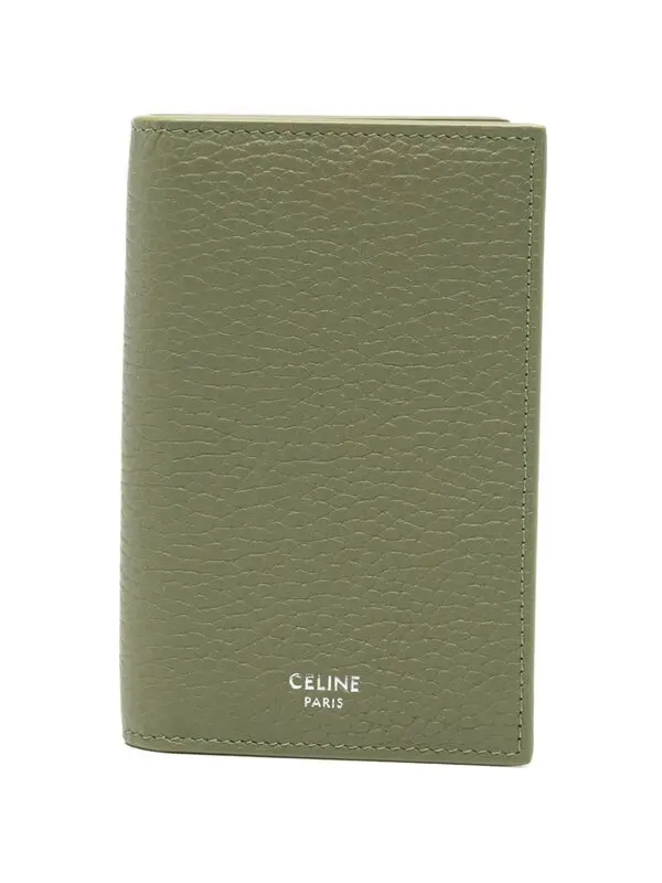 Celine Leather Credit Card Case - Multicolor