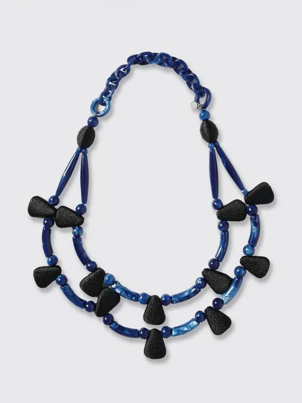 Max Mara Jewel Necklace - Blue