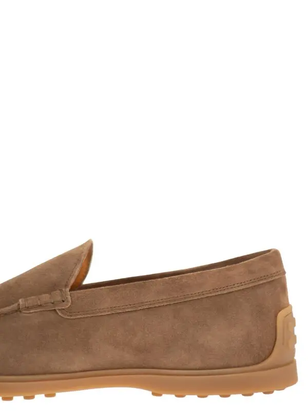 TOD'S Suede Leather Slipper Moccasins - Multicolor