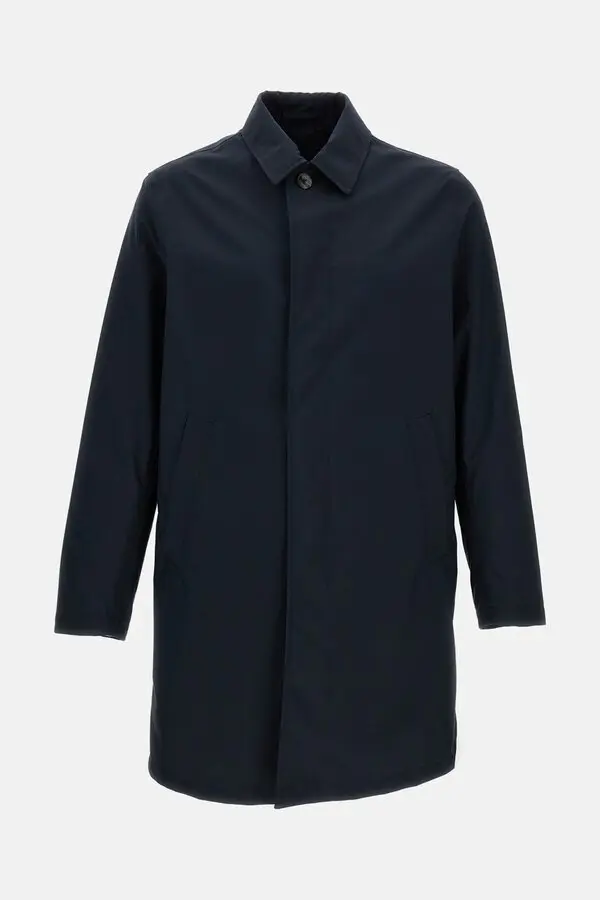 Herno Unlined Technical Fabric Raincoat