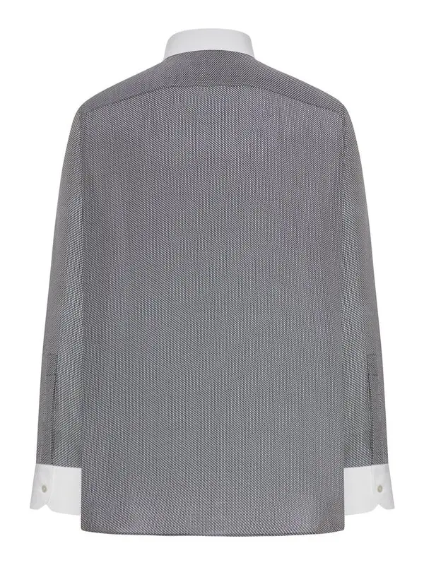 TOM FORD Silk Shirt With Graphic Print - Multicolor