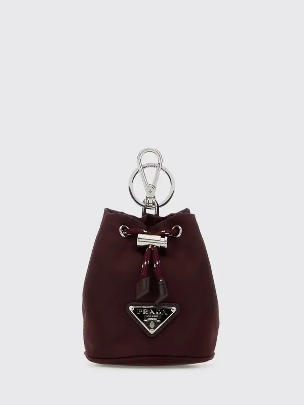 Prada Keyring Burgundy - Red