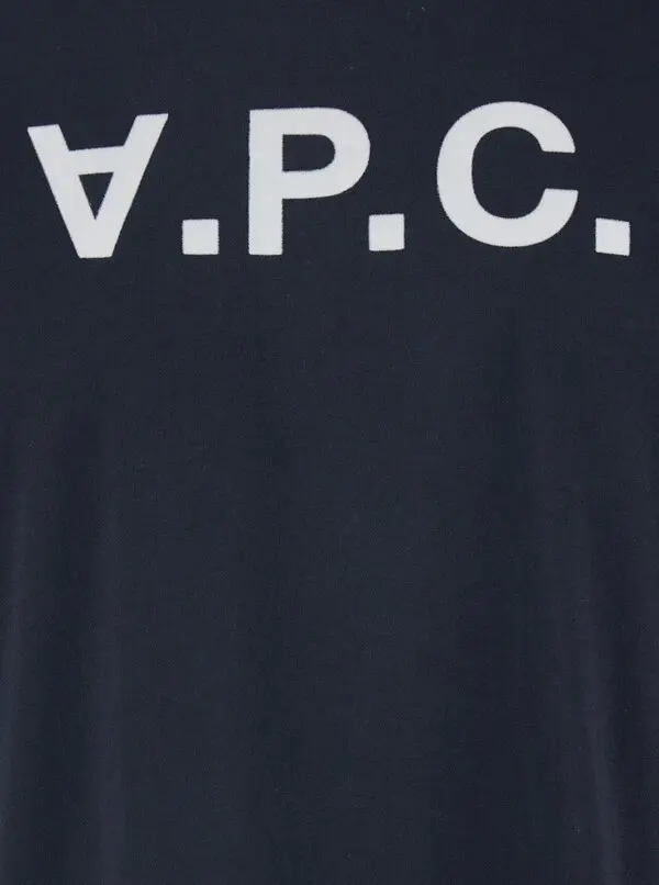 A.p.c. Cotton T-shirt With Logo - Multicolor