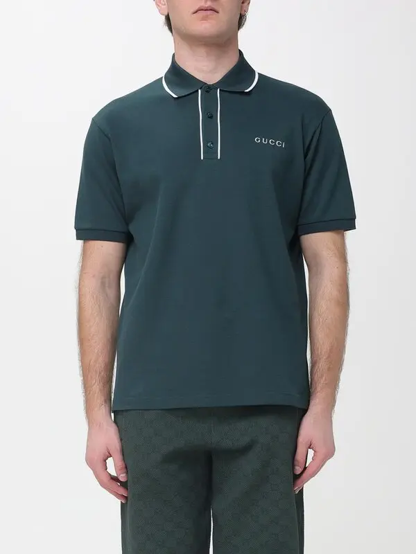 Gucci Polo Shirt Petroleum Blue