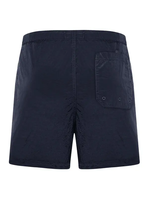 Stone Island Navy Compass Logo Swimsuit - Blue