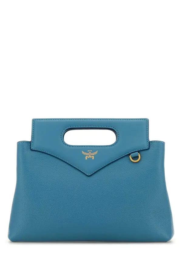 Mcm Mini Soft Diamond Handbag - Blue