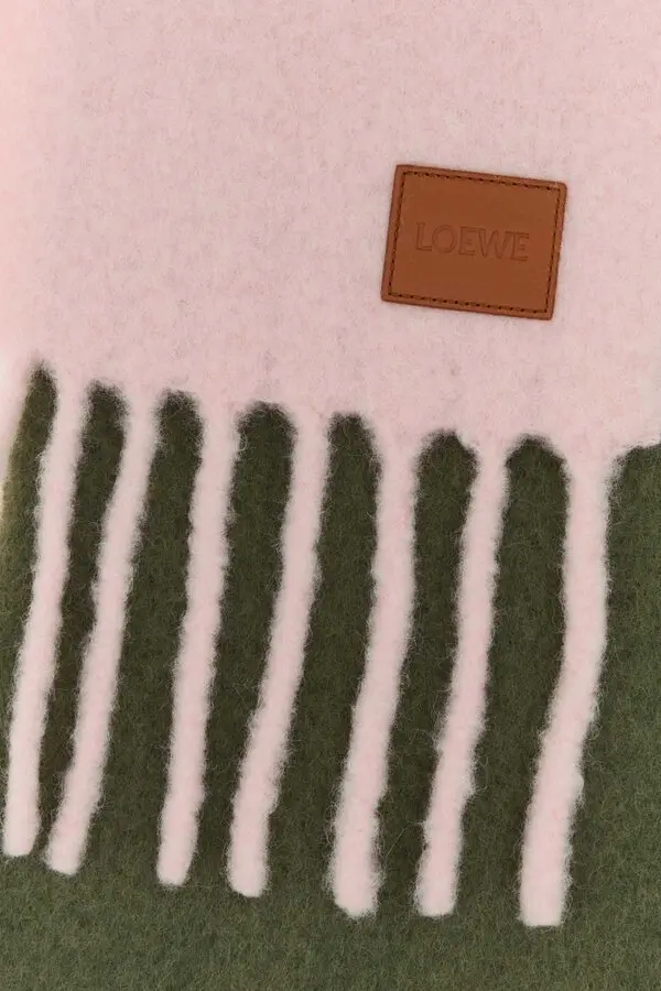 Loewe Two-tone Alpaca Blend Scarf