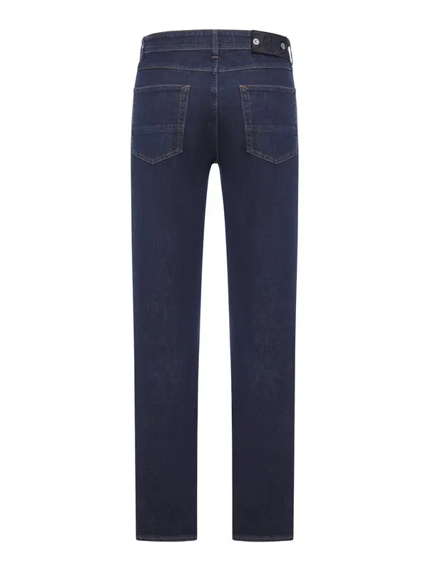 Stone Island Indigo Denim Stretch Jeans - Multicolor