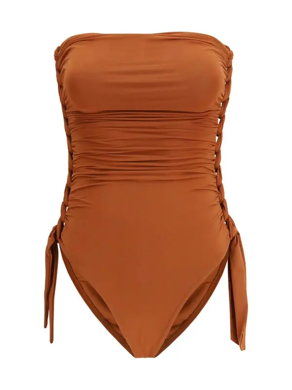 Zimmermann Daylight One-piece Swimsuit - Brown