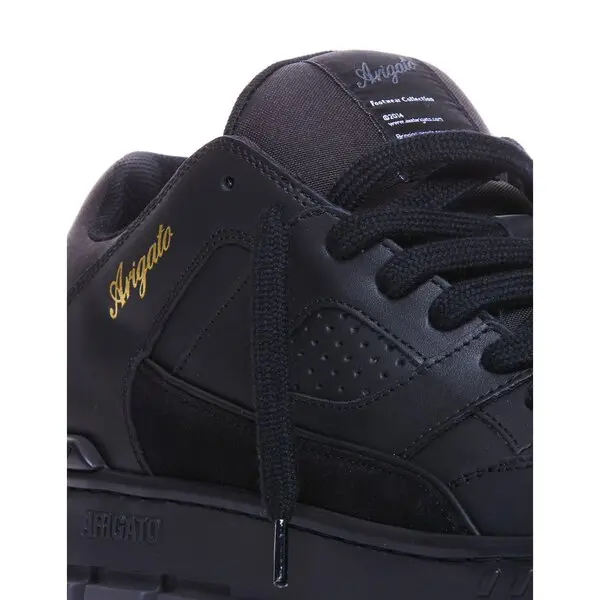 Axel Arigato Leather Lace-up Sneakers - Black