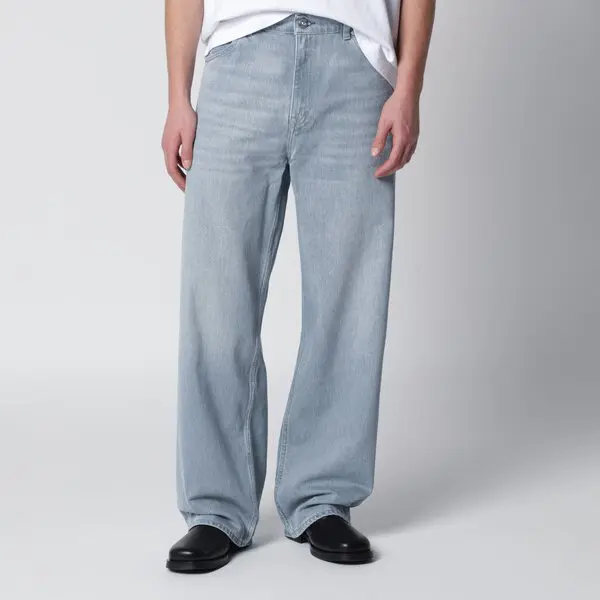 Our Legacy Vast Cut High-waisted Wide-leg Cotton Denim Jeans - Blue