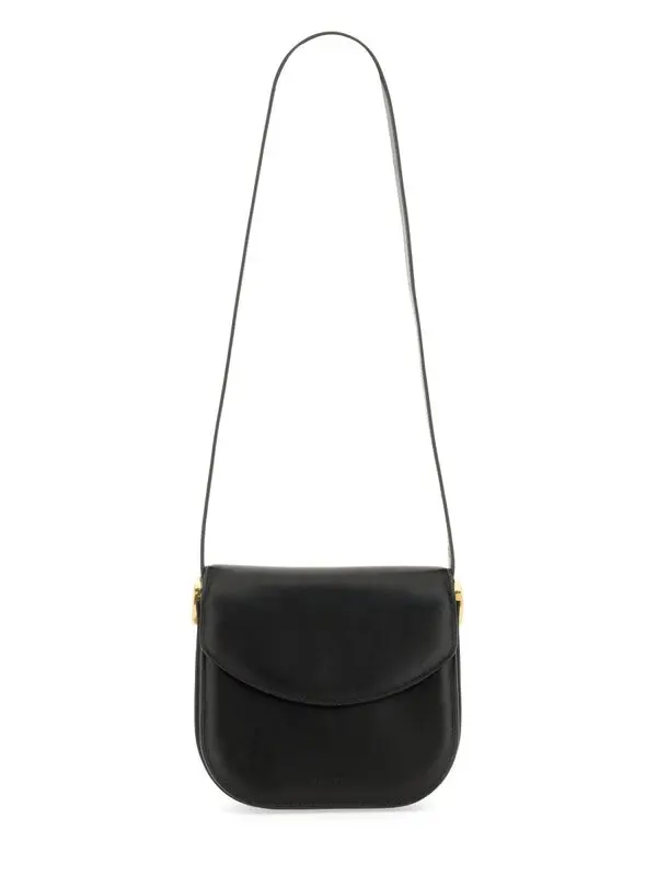 JIL SANDER Coin Shoulder Bag - Black
