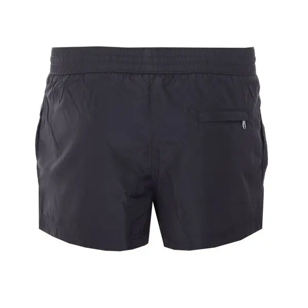 Dolce & Gabbana Plaque Logo Swimwear - Black