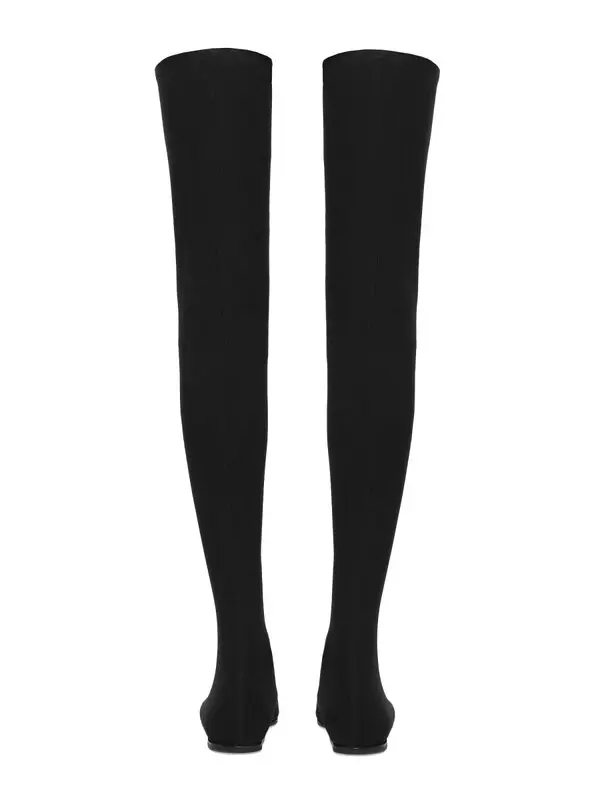 Dolce & Gabbana Stretch Jersey Cuissard Boots