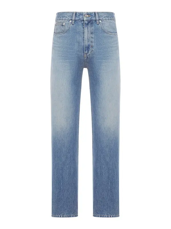 Gucci Slim-fit Cotton Denim Trousers - Blue