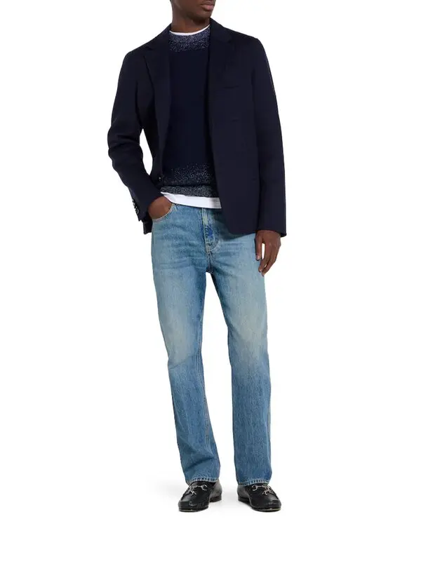 Gucci Slim-fit Cotton Denim Trousers - Multicolor