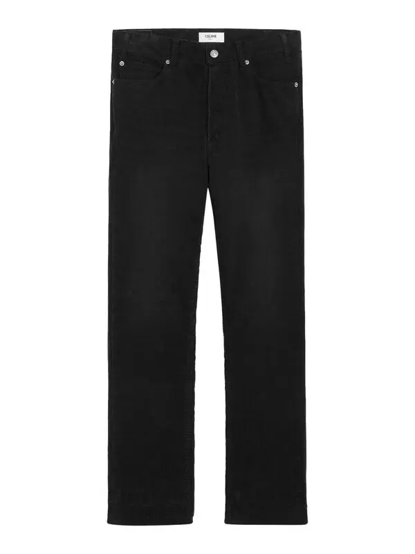 Celine Wesley Corduroy Jeans - Black