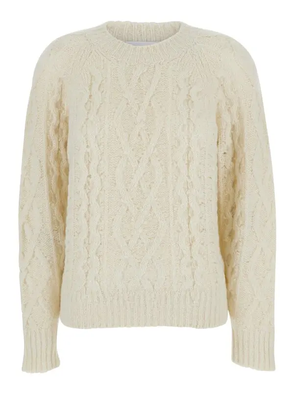 Isabel Marant Étoile Wool Braided Crew Neck Sweater - Multicolor