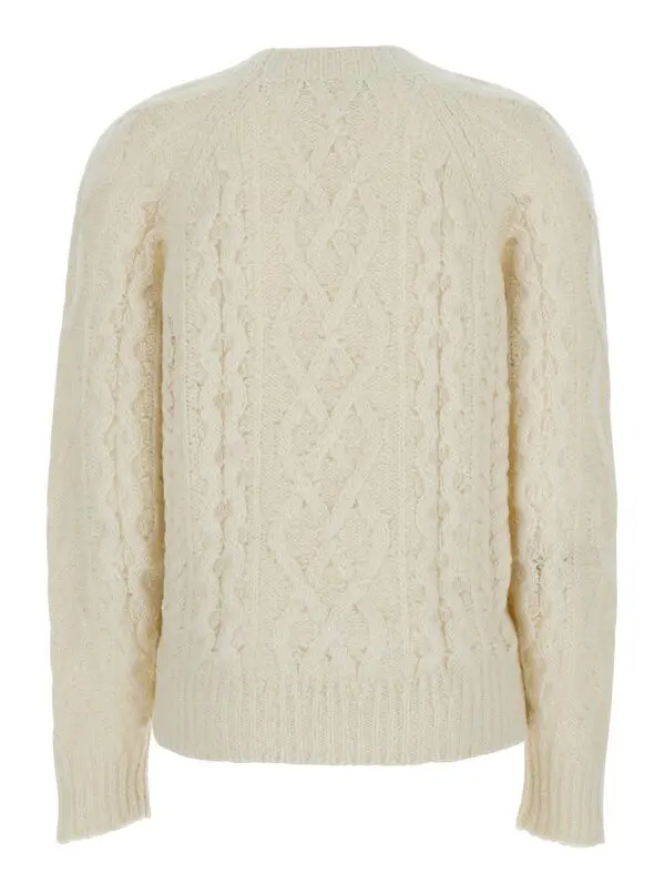 Isabel Marant Étoile Wool Braided Crew Neck Sweater - Multicolor