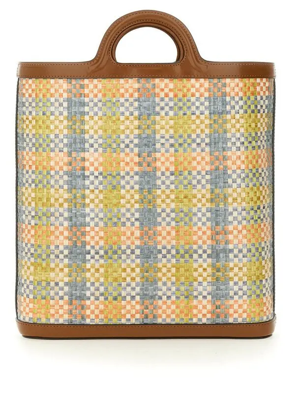 Marni Tropicalia Woven Tote Bag