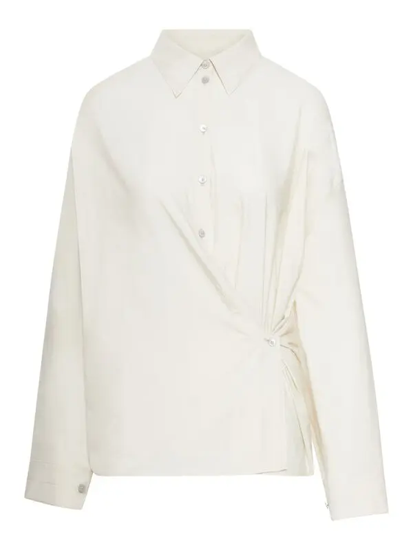 LEMAIRE Twisted Cotton Shirt - Multicolor