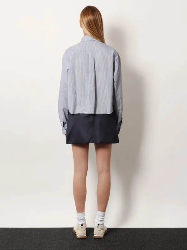Miu Miu Pin Check Cotton Shirt - Multicolor