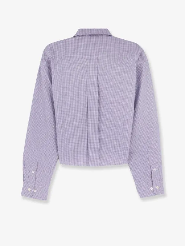 Miu Miu Pin Check Cotton Shirt - Multicolor