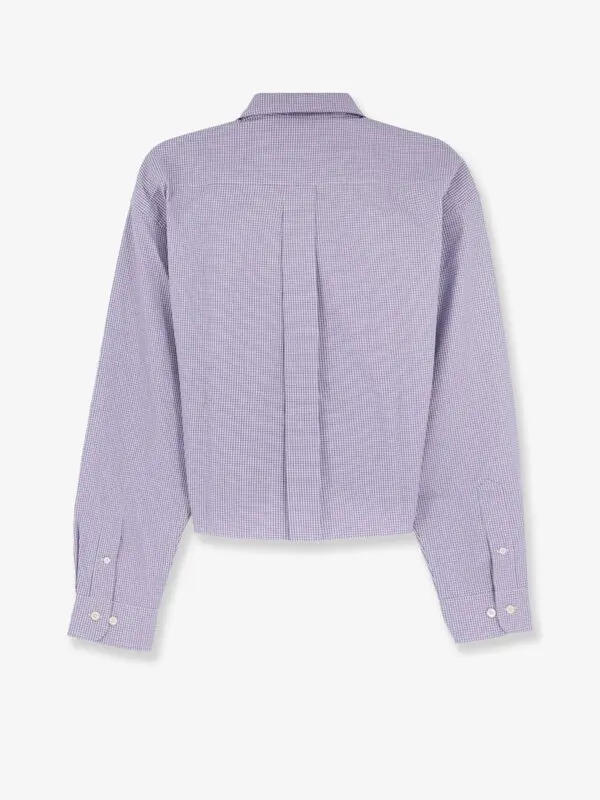 Miu Miu Pin Check Cotton Shirt - Multicolor