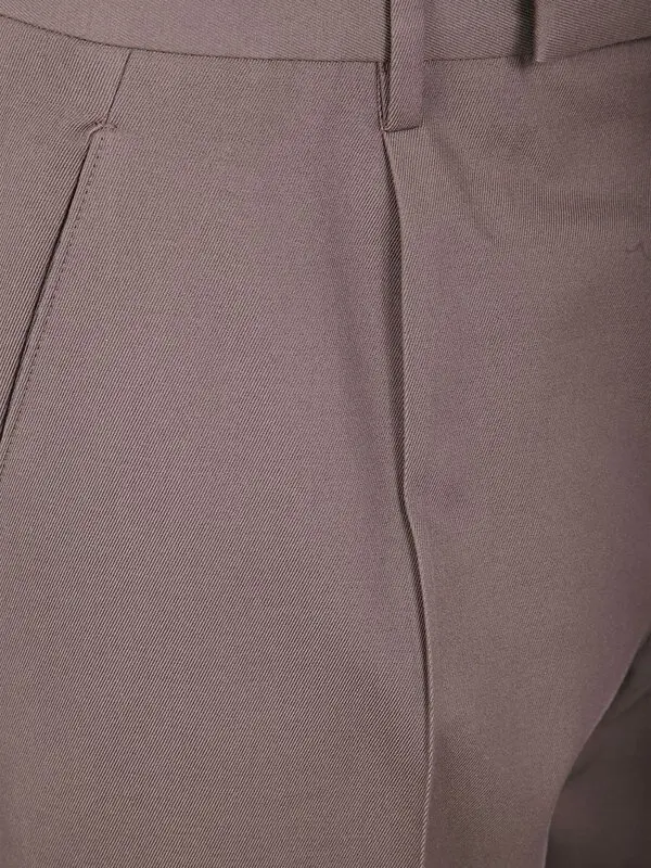 Zegna Tailored Cotton Wool Trousers