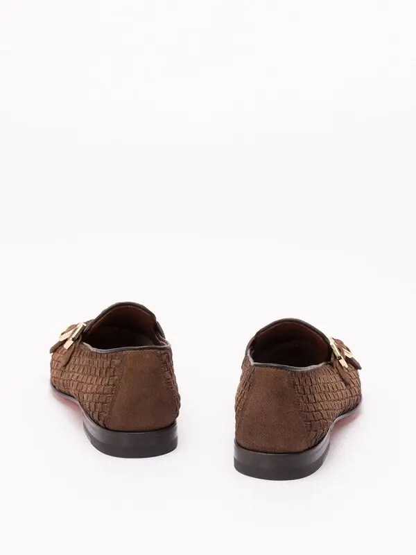 Santoni Scacco Loafers - Multicolor