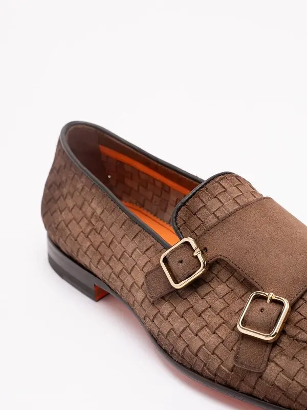 Santoni Scacco Loafers - Multicolor