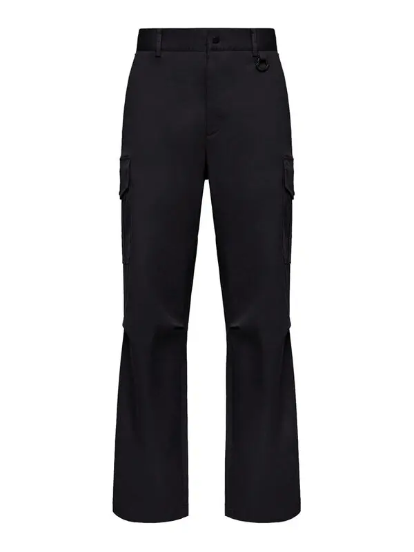 Moncler Cotton Blend Gabardine Cargo Pants