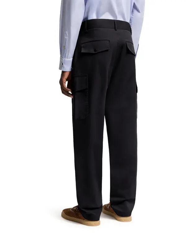 Moncler Cotton Blend Gabardine Cargo Pants