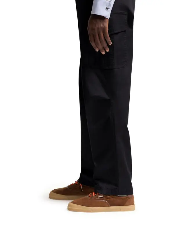 Moncler Cotton Blend Gabardine Cargo Pants