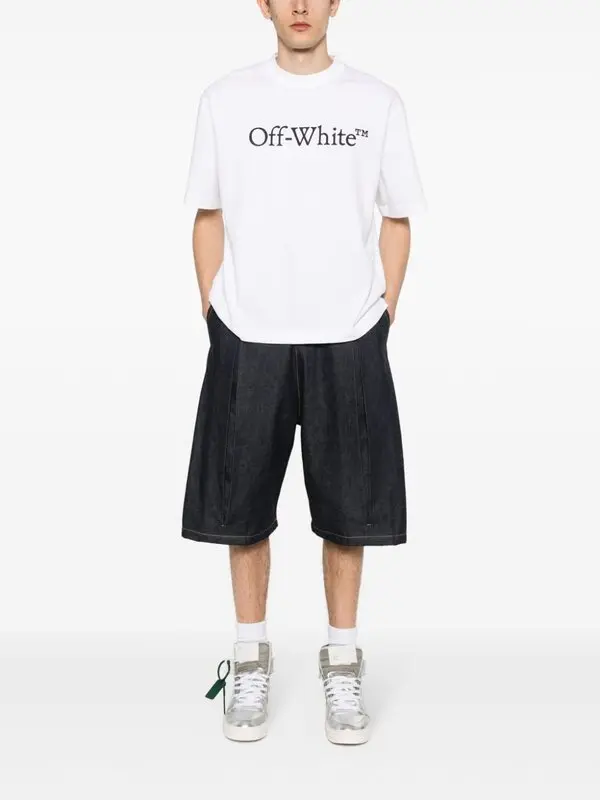 Off-White Big Bookish Cotton T-shirt - Multicolor